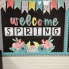 Boho Rainbow Spring Bulletin Board or Classroom Door Decor, Easy and ...