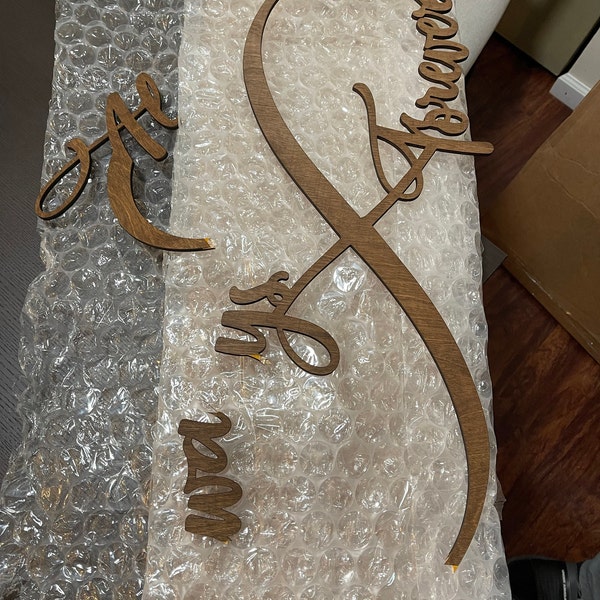 Always and Forever Wood Sign, Infinity Wooden Sign, Infinity Sign ...