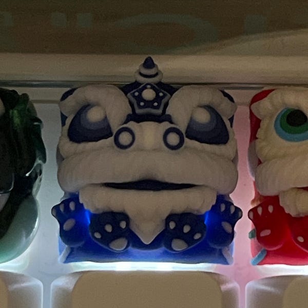 Zuno Lion Dance - Artisan Keycap - Etsy