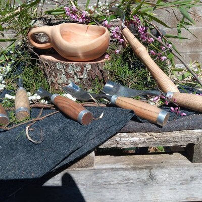 Handmade Forged Garden Shovel Handmade Shovel Garden Tools Carbon Steel ...