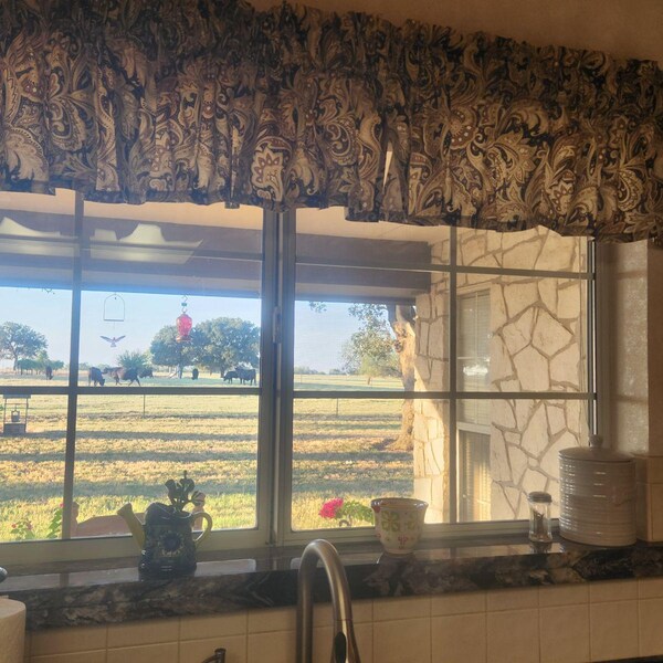 Yellow Roses Valance – Cottagecore Vintage Rose Floral Curtain ...