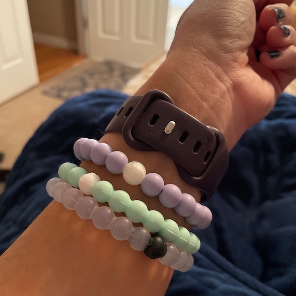 Halia Bracelets - Silicone Bracelet - Sensory Bracelet - Silicone Beads ...
