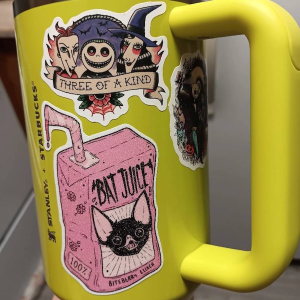 Bat Juice STICKER- Vampire Juice Box- Spooky Cute - Pastel Goth - Etsy