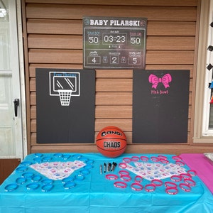 Football Baby Shower Scoreboard DIGITAL PRINTABLE Baby Due | Etsy