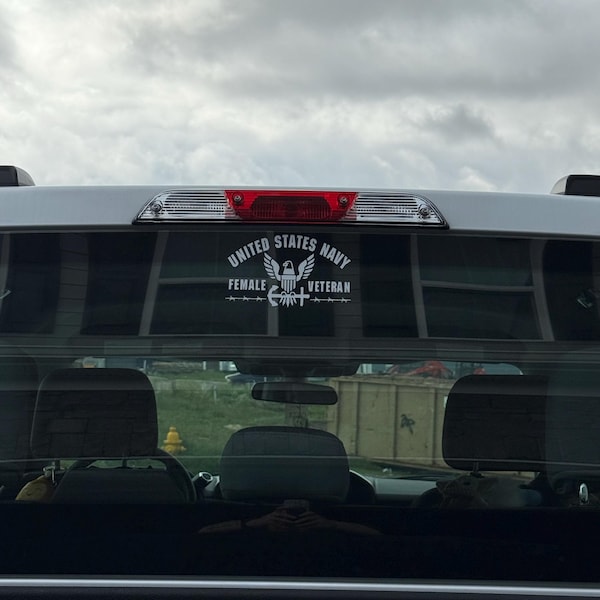 US ARMY Veteran - Truck Slide Window Decal - USA United States Retired ...