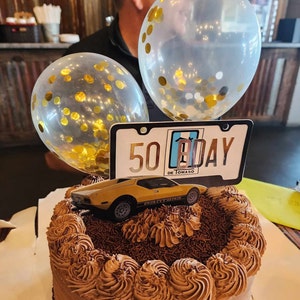 Cuban Birthday Cake Topper, Havana Nights Personalized Cake Topper ...