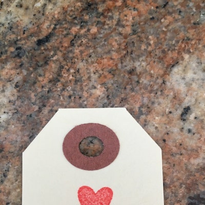 TINY HEART Rubber Stampsmall Heart Stampweddingvalentinesolid Shape ...