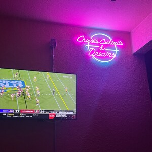 Personalized Neon Table Sign Custom Neon Name Sign Free Standing Name ...