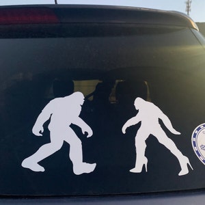 BIGFOOT Vinyl Decal Car Window, Mirror, Bumper, Laptop, Yeti, Cornhole ...