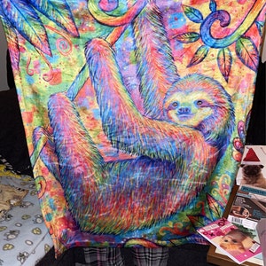 Colorful Rainbow Panther Chameleon Psychedelic Lizard Hippie | Etsy