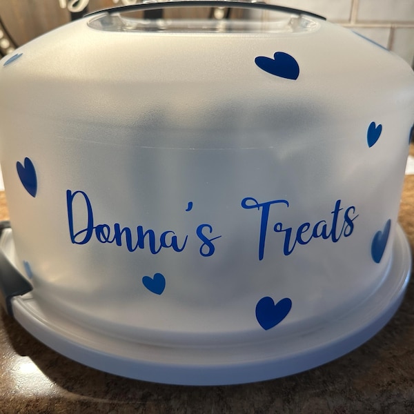 Personalized Cake Carrier: 12" Dessert Carrier - Etsy