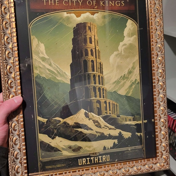 Stormlight Archive Vintage Travel Poster Set: Brandon Sanderson Fantasy ...