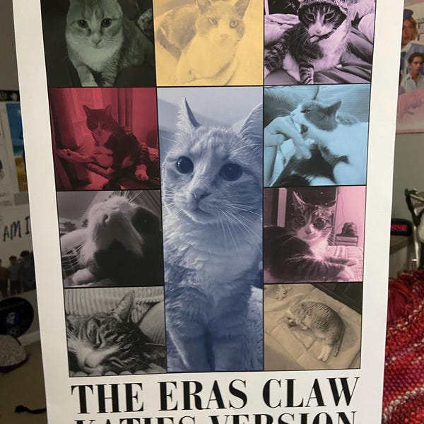 Eras Template Bundle Canva Editable Concert Poster Grid Eras Themed ...