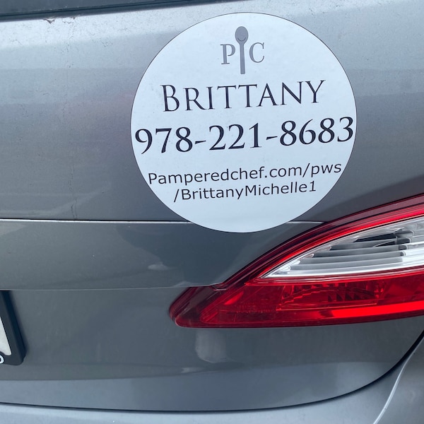 Round Vehicle Magnets Any Size- Round Magnets for Truck Doors- Round ...