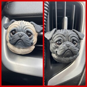 Mini Pug Resin Hand Sculpted and Cast Collectible - Etsy