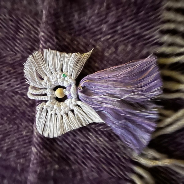 Macrame Communion/christening Mermaid 100% Cotton. Handmade ...