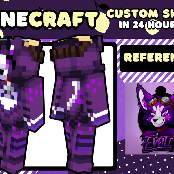 Custom Furry Minecraft Skins From Scratch Unique Fursona & Anthro ...