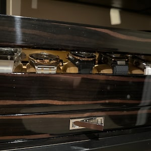 Personalized Leather Travel Watch and Sunglass Storage, Leather Valet ...