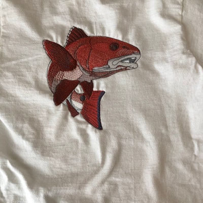 Redfish / Red Drum Embroidery Design - Etsy