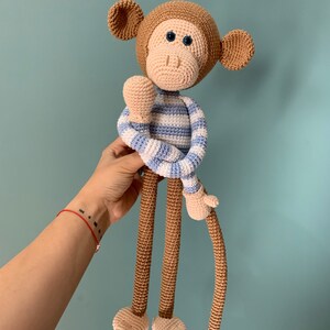 Mike the Monkey Amigurumi Crochet Pdf Pattern EN DK & NL - Etsy