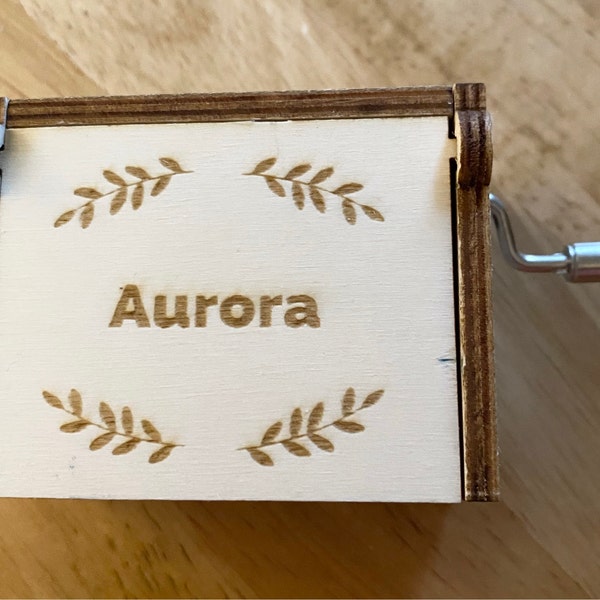 Personalised Gift Wooden Music Box | Christian Gift - Etsy UK