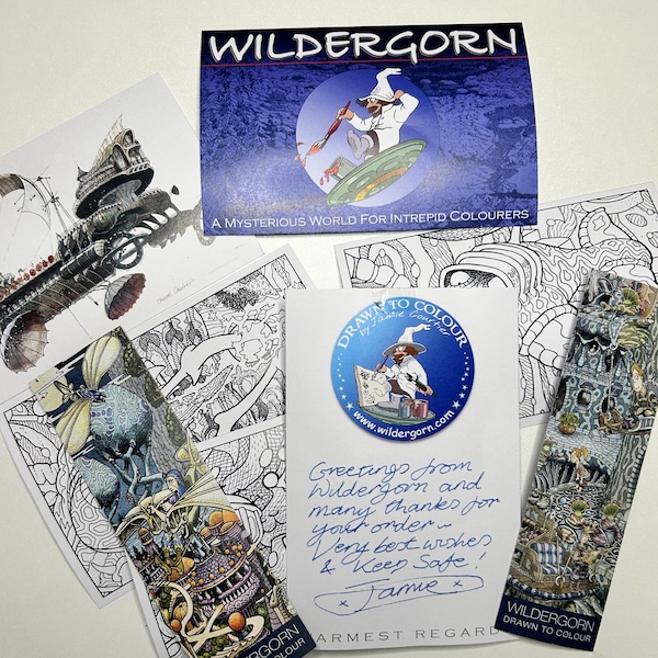 Watergorn - GIANT 27"x 40" Wildergorn Colour-in Poster by Jamie ...