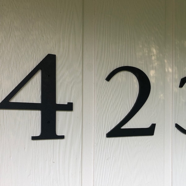 10 Inch CLASSIC House Numbers Letters - Etsy