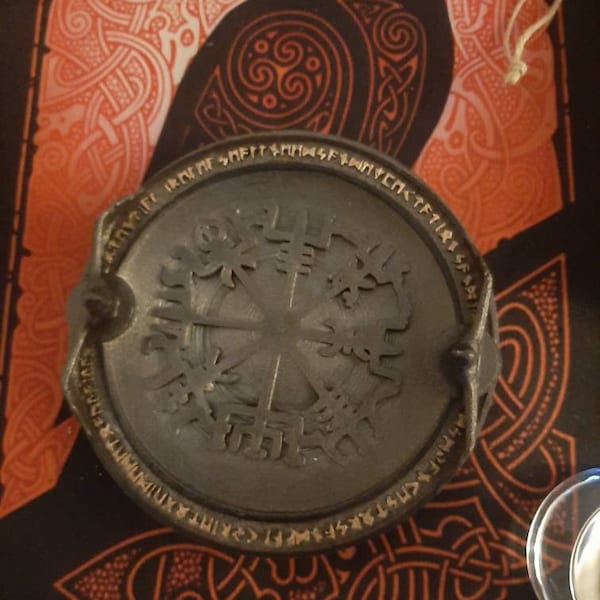 Odin Offering Bowl, Runes Bowl, Odin Allfather Altar Statue, Norse ...
