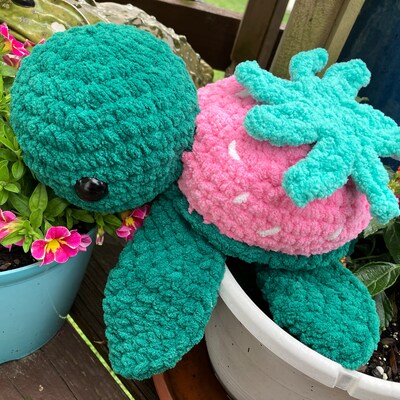 Crochet Turtle Pattern 2 Sizes regular and Jumbo PDF Download Beginner ...