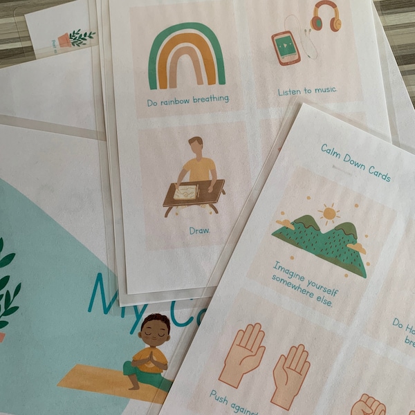 Toddler Calm Down Corner Toolkit | PRINTABLE Emotional Regulation and Coping Skills for ...