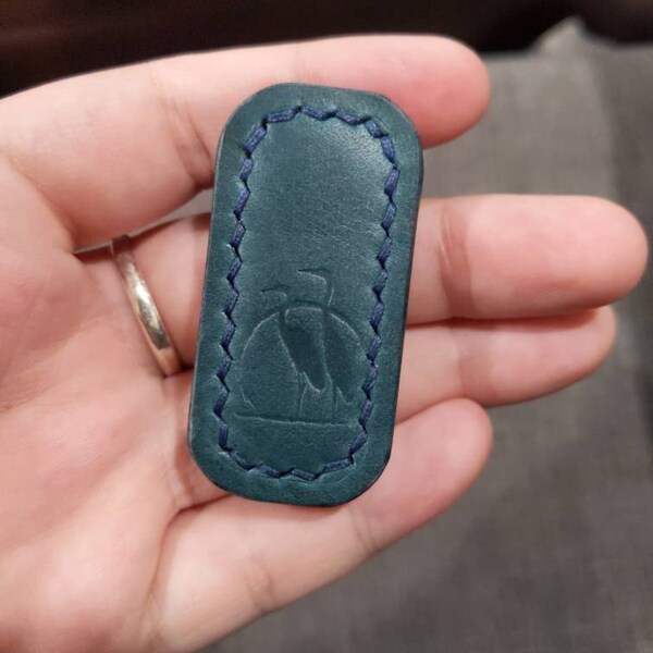 Leather Magnetic Slider Fidget, 3 Magnets Version - Etsy