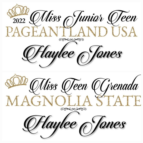 Pageant Car Parade Magnet Simple 24x18 and Other Sizes Prince, King ...