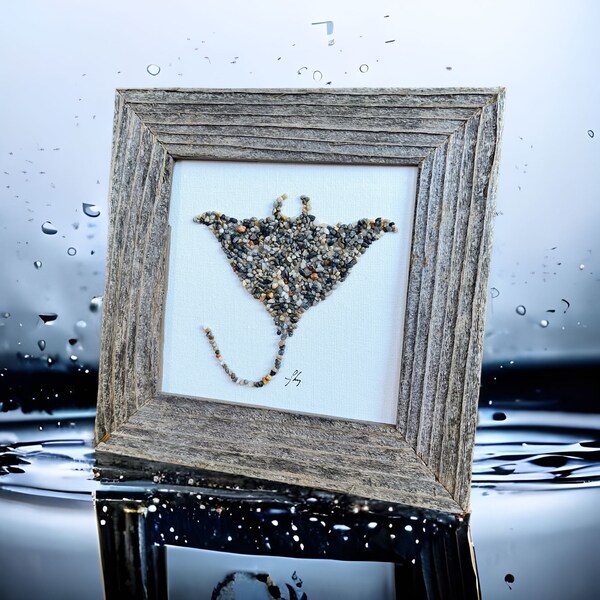 Sting Ray Stencil Made From 4 Ply Mat Board-choose a Size-from 5x7 to ...