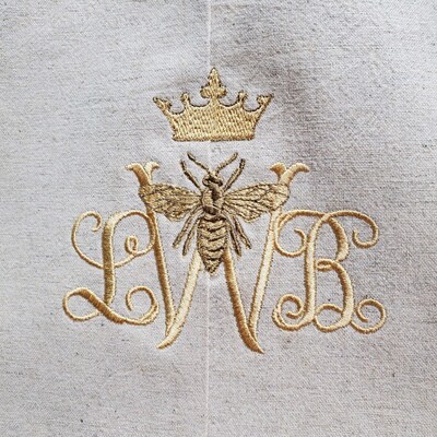 Queen Bee Embroidery Design Instant Download 4x4 5x7 6x10 BX - Etsy