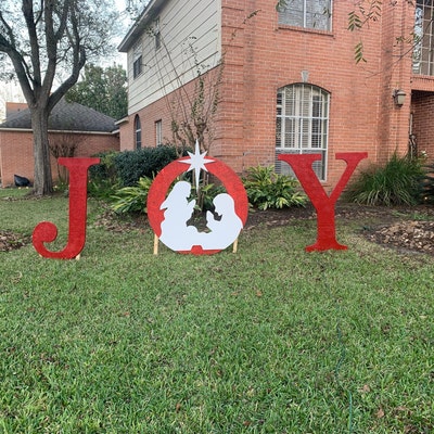 1ft 7ft JOY Nativity Scene PDF Template ,printable Trace and Cut ...