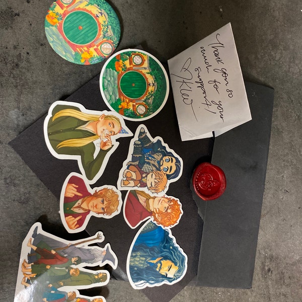 Lord of the Rings the Hobbit Tolkien Stickers - Etsy