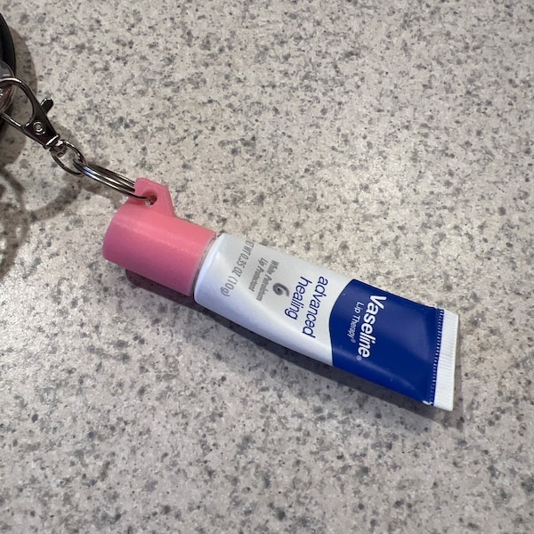Vaseline Lip Therapy Advanced Healing Customizable Keychain 3d-printed ...