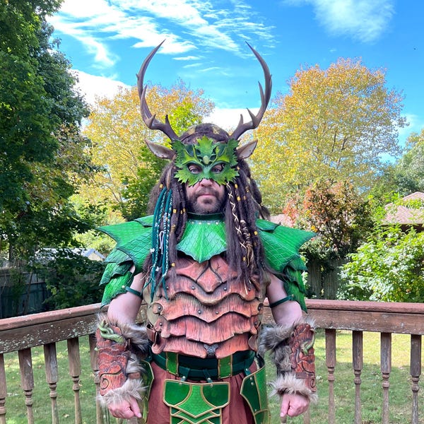 Leather Armor Dragon Scale Tassets and Cod Piece - Etsy