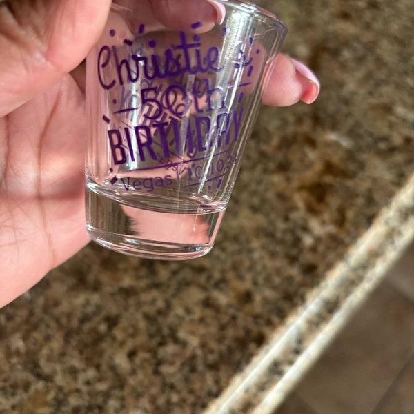 High School Reunion Shot Glasses, Class of 2014 Reunion, 10 Year ...