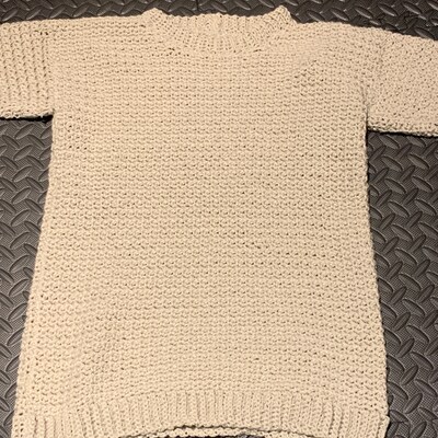 Easy Crochet Pullover Weekend Snuggle Sweater Cosy Slouchy Winter ...