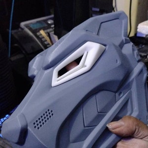 Cyber Samurai Cosplay Helmet - Etsy