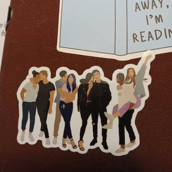Zodiac Academy Gang Sticker | Lance Orion, Darius Acrux, Geraldine Grus ...