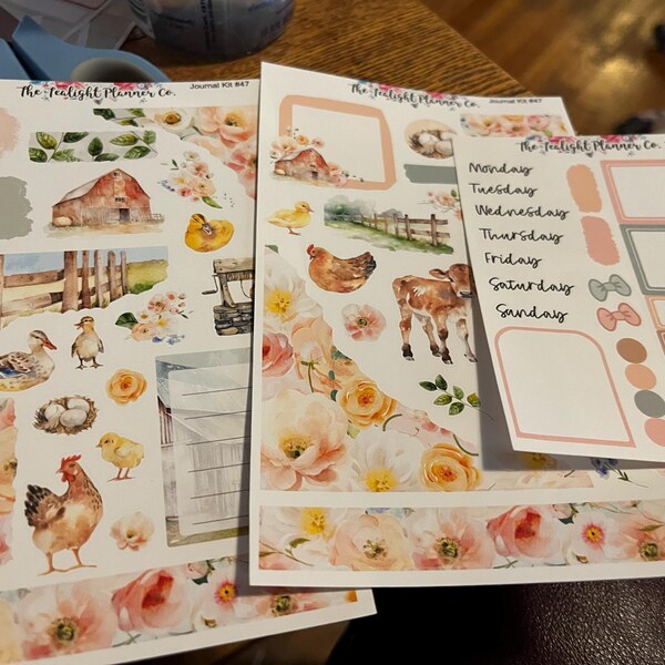 Kit 1 Journal Sticker Kit, Bullet Journal Stickers, Journaling Stickers ...