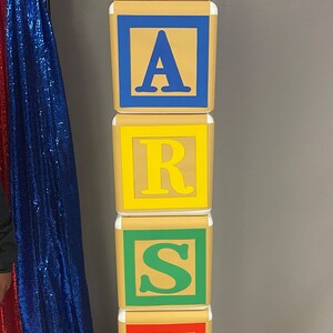 ABC Blocks , Letter Blocks , Alphabet Blocks Party Decorations ,large ...