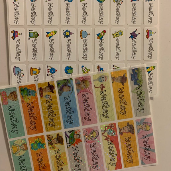 Mini Name Tag | Personalized Name Tags for Cloth, School Supplies ...