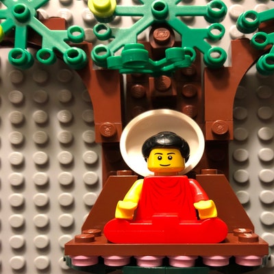 Lego Buddha Meditating Under the Bodhi Tree - Etsy