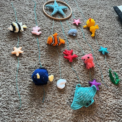 Ocean Animals Sewing Pattern PDF and SVG. Felt Sea Animal Toys Easy ...