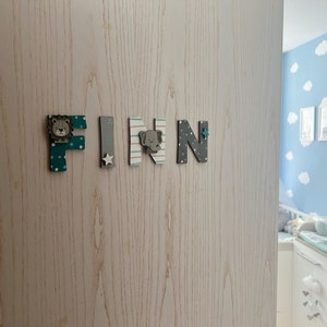 Wooden Letters Children's Room Door Names - Etsy