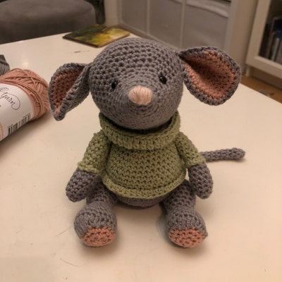 Amigurumi Crochet Pattern Albert the Mouse ENGLISH ONLY - Etsy