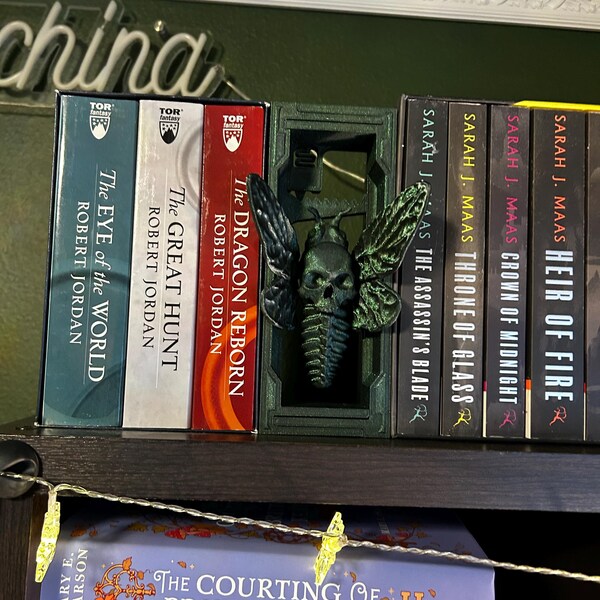 Emerging Phoenix Bookend/book Nook Bookish Decor Unique 3D Printed Gift ...